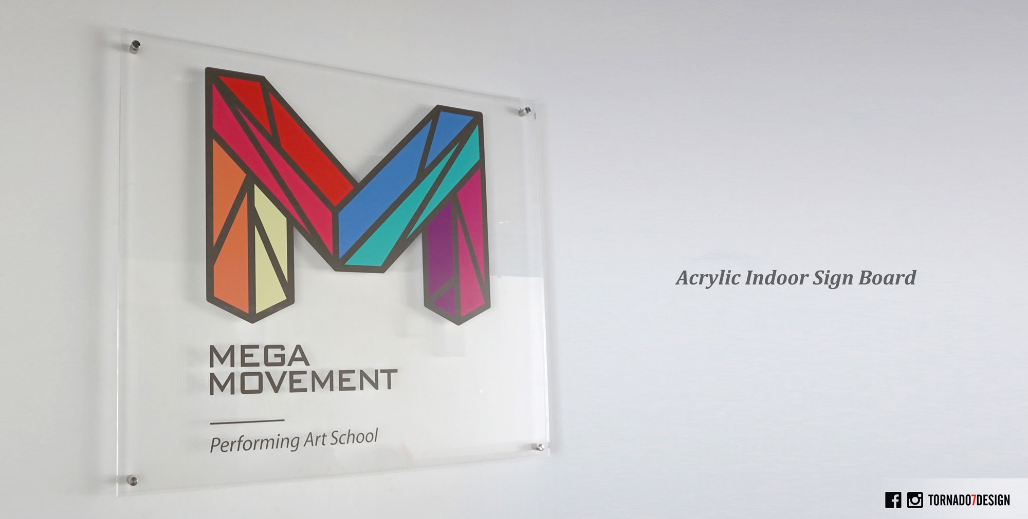 Mega Movement. Performing Art School C.I. Design – Tornado7Design