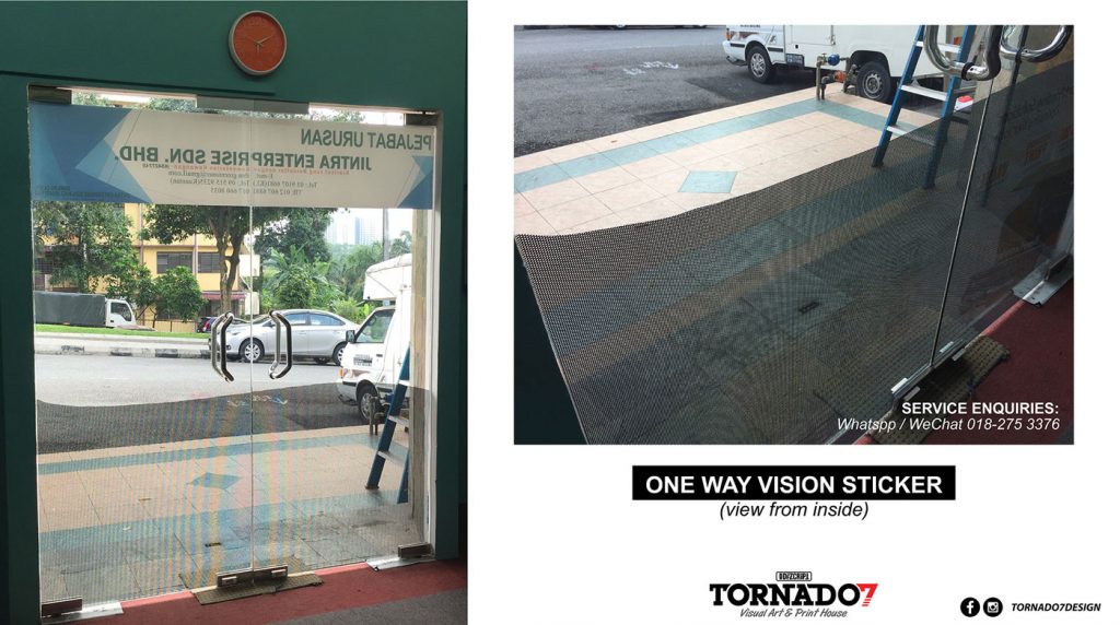 One Way Vision Window Sticker – Tornado7Design