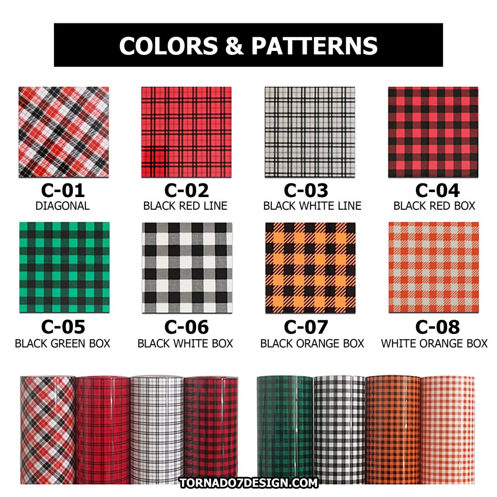 Checkered VINYL PU – Tornado7Design