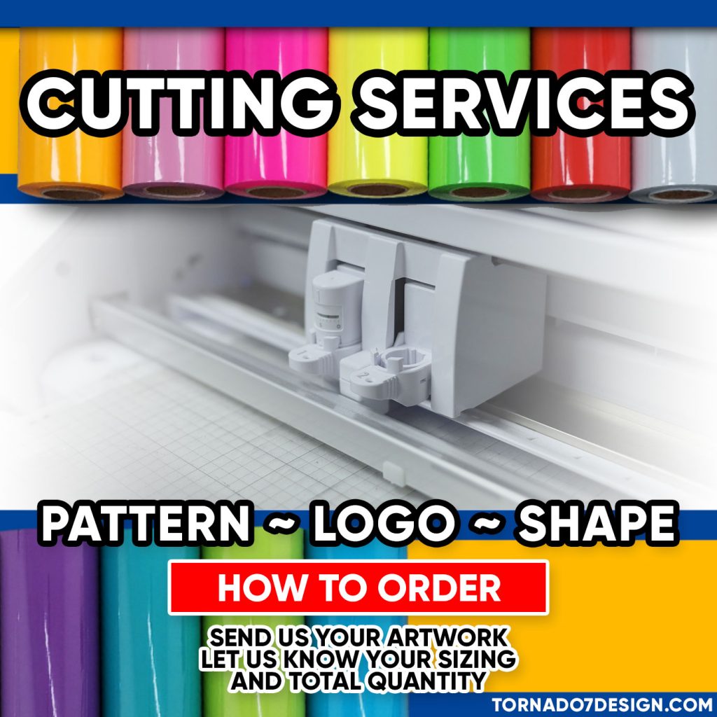 Cutting Services for Sticker & Heat Press VINYL – Tornado7Design